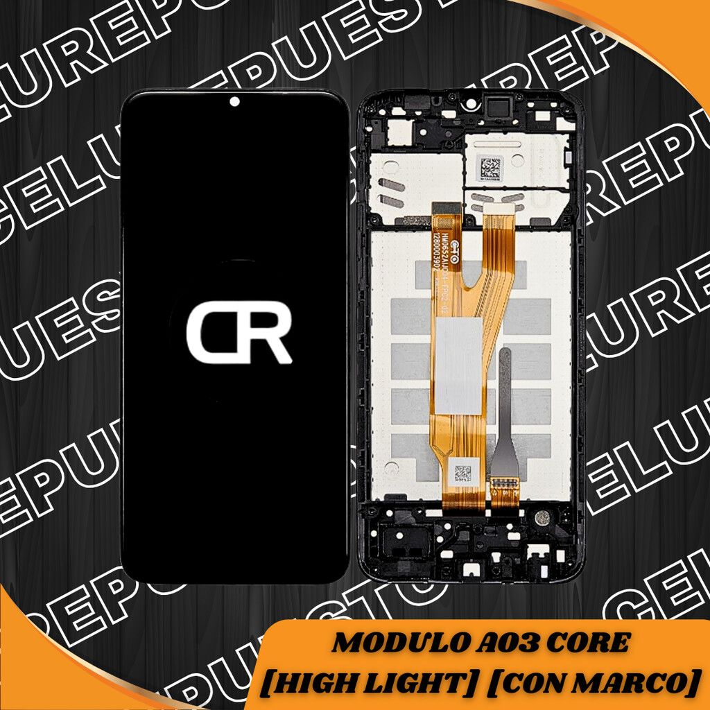 MODULO SAMSUNG A03 CORE A032 [ORIGINAL] [HIGH LIGHT] [CON MARCO] - CeluRepuestos.com